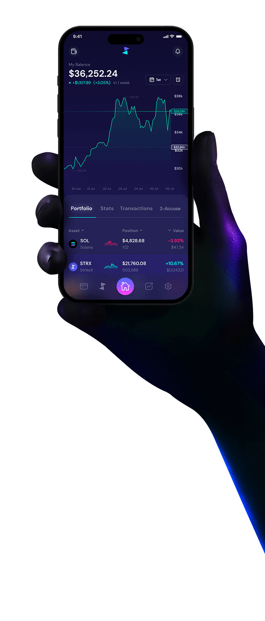 StrikeX DeFi Crypto Wallet - TradeStrike