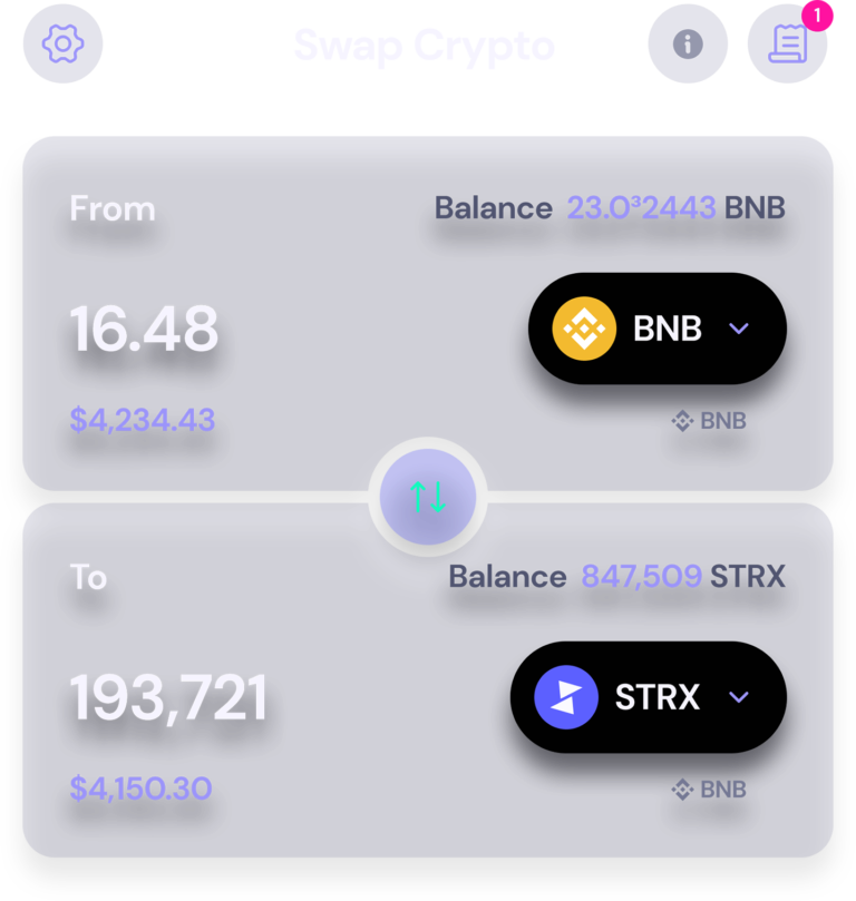 StrikeX DeFi Crypto Wallet - TradeStrike